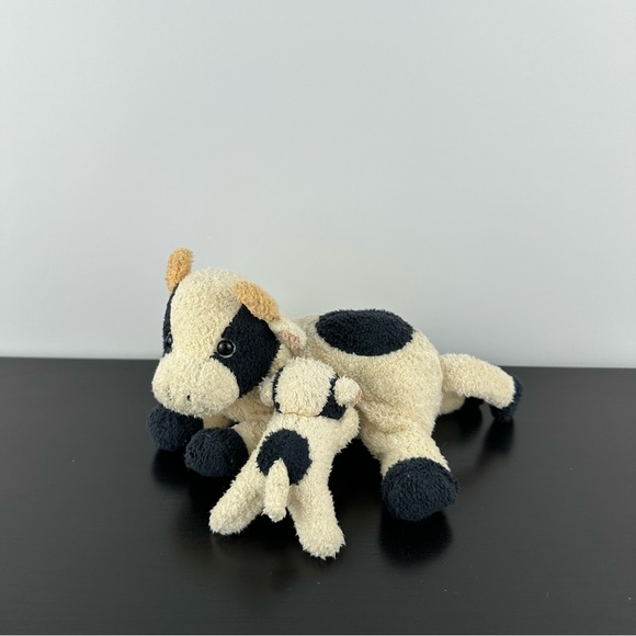 Russ | Toys | Russ Berrie Buddies Clover Mother Cow Baby Feeding Calf 7 ...